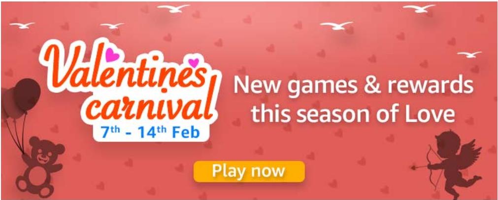Amazon Valentine Carnival Quiz Answers 7th Feb 2021: Spin And Win ...
